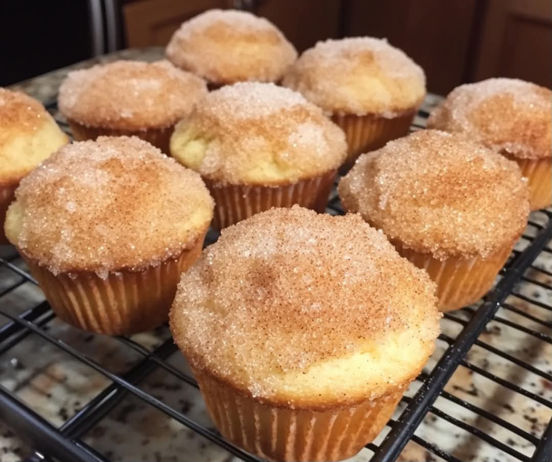 Grandma’s Fluffy Cinnamon Sugar Donut Muffins - Culinary Delights
