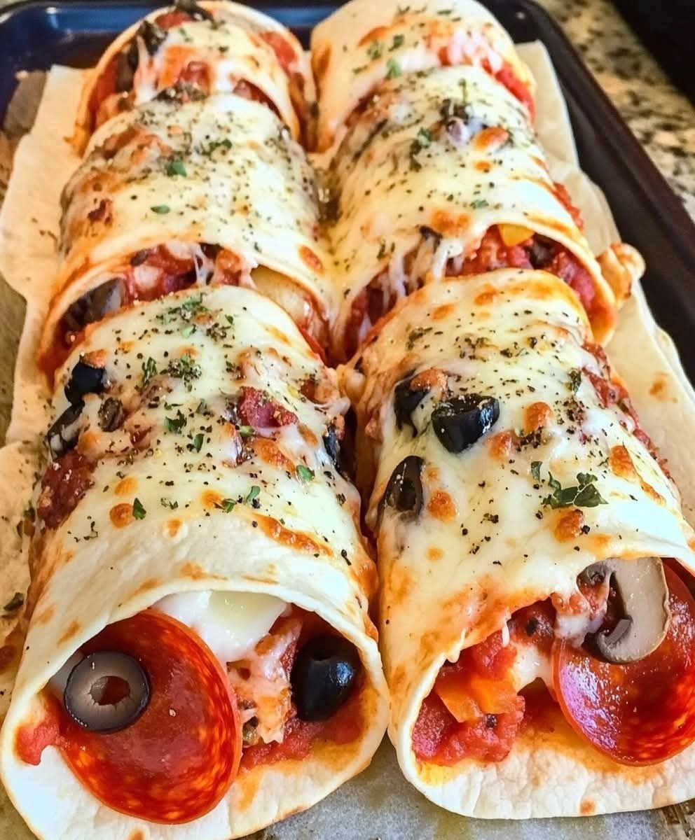 Baked Pizza Wraps: A Delicious And Easy Recipe - Culinary Delights