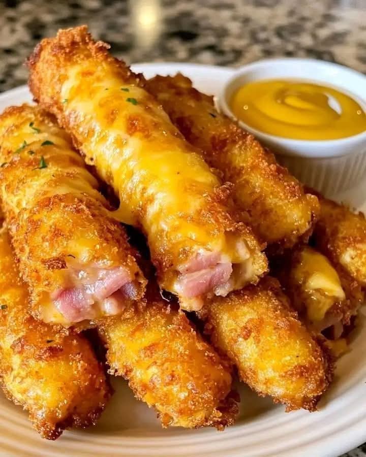 Ham And Cheese Sticks Recipe - Culinary Delights