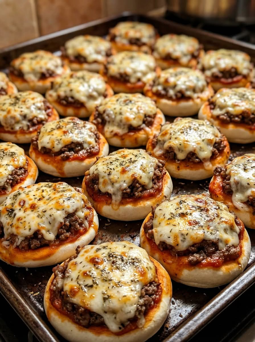 PIZZA BURGERS - Culinary Delights