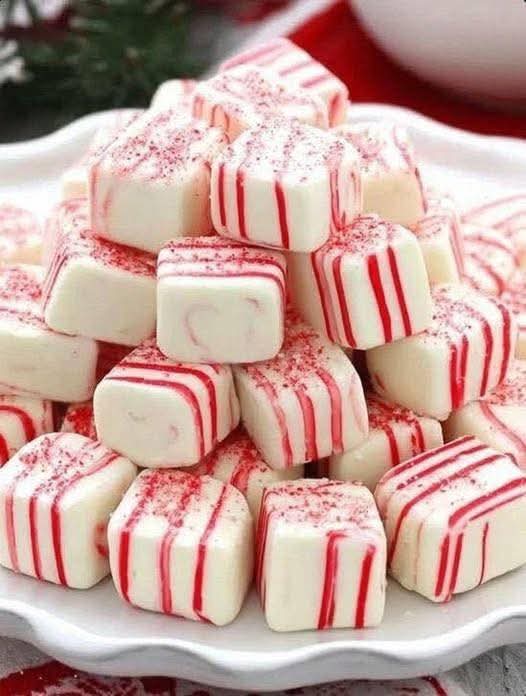 Chewy Christmas Peppermints - Culinary Delights