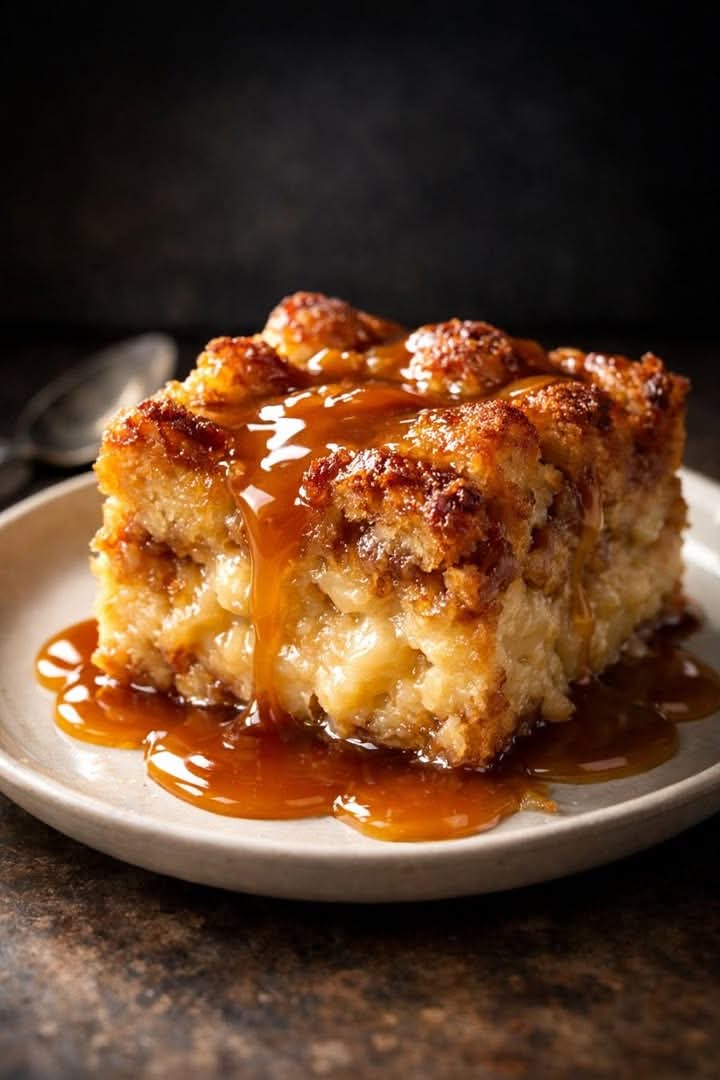 5-Ingredient Slow Cooker French Bread Pudding - Culinary Delights